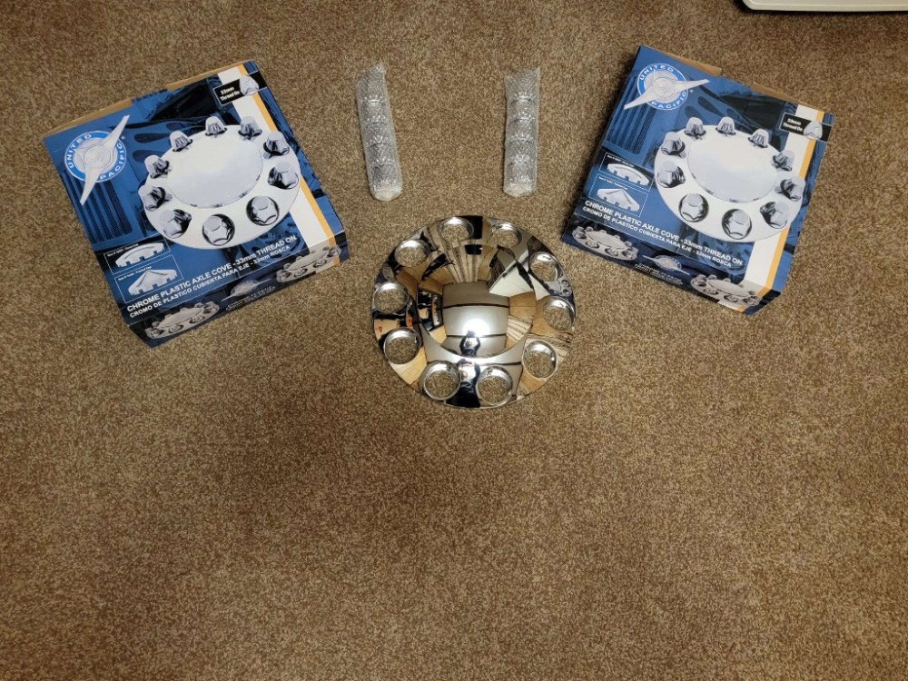 Front chrome axel covers - Florida4sale